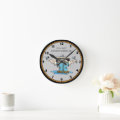 Funny Custom Plumbing Large Clock | Zazzle