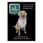 Funny Customizable Lab Report Get Well Card | Zazzle.com