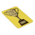 Funny Customizable Trophy Award Magnet | Zazzle