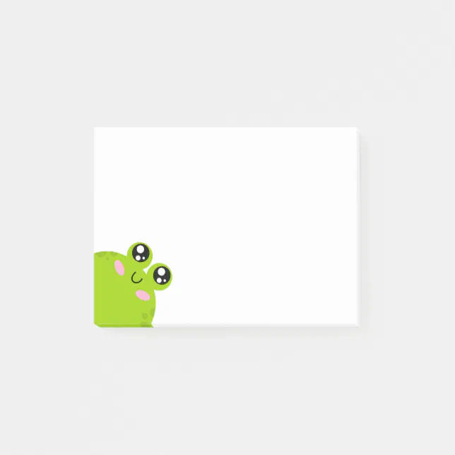 Funny Cute Frog Post-it Notes | Zazzle