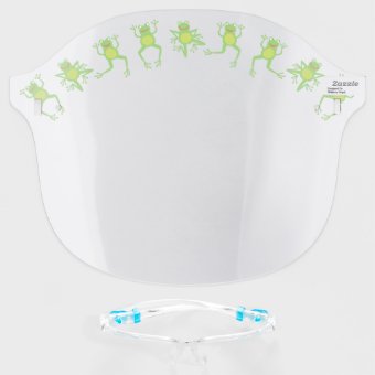 Funny Cute Frogs Kids Face Shield | Zazzle