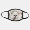 Funny Cute Furry Alpaca Face Face Mask | Zazzle