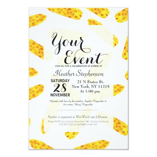 Funny Cute Hand Drawn Summer Corn on the Cob Invitation | Zazzle.com