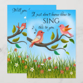 Funny Cute Love Birds Valentines Day Card | Zazzle