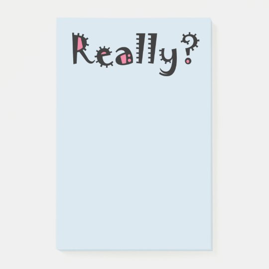 Funny Cute Sarcastic Office Sticky Post-It Notes | Zazzle.com