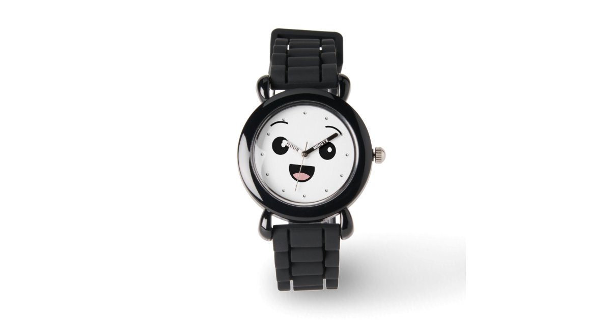 Funny Cute Smiley Face Watch | Zazzle
