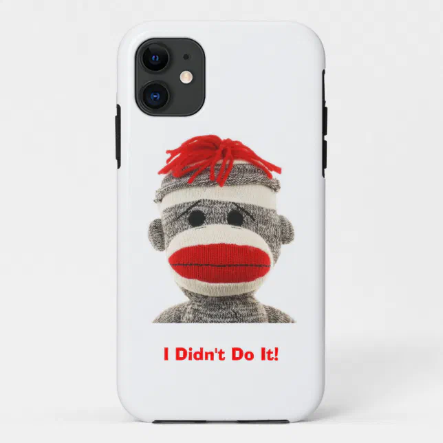 Funny & Cute Sock Monkey I Phone 5 case | Zazzle