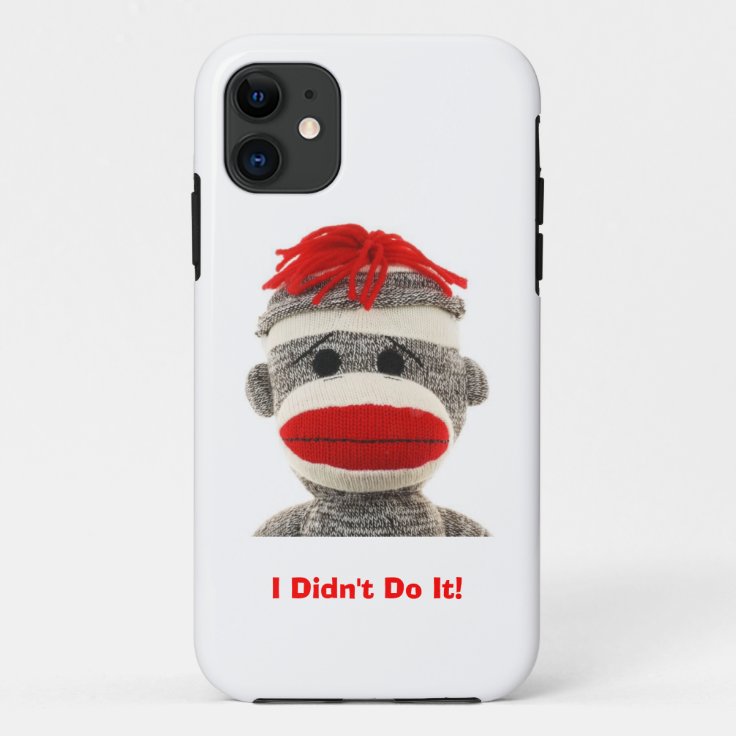 Funny & Cute Sock Monkey I Phone 5 case | Zazzle