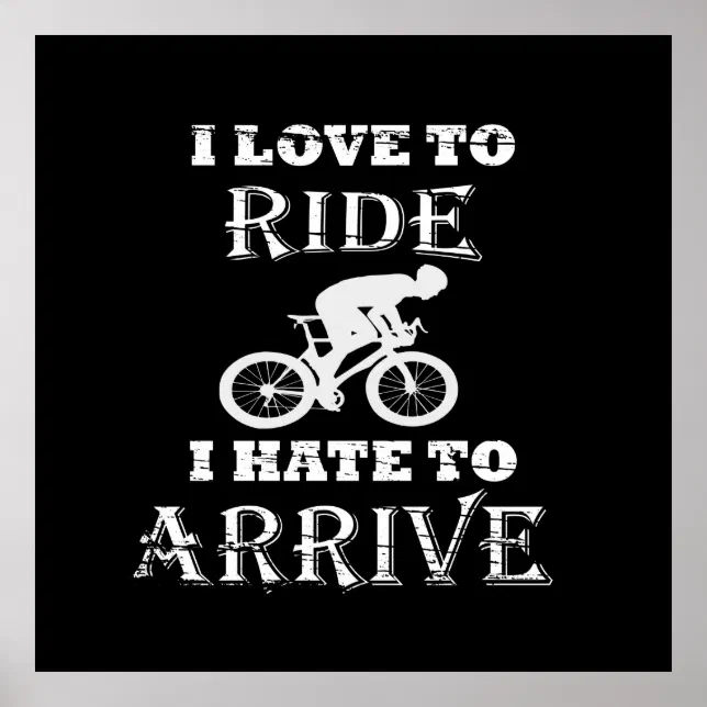 Funny cycling poster | Zazzle