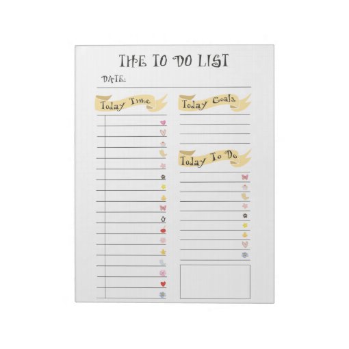 Funny Daily planner, Motivational to-do list Notepad | Zazzle