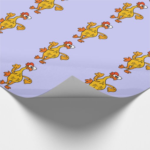 Funny Dancing Rubber Chicken Wrapping Paper | Zazzle