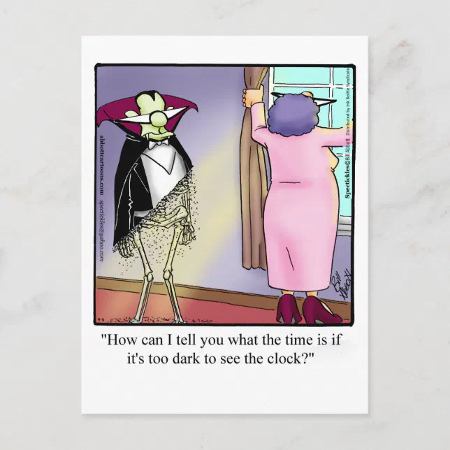 Funny Daylight Savings Time Postcard | Zazzle