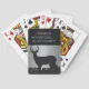 Funny Deer Hunting Buck Playing Cards | Zazzle