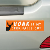 Funny Deer Hunting Bumper Sticker for Hunters | Zazzle