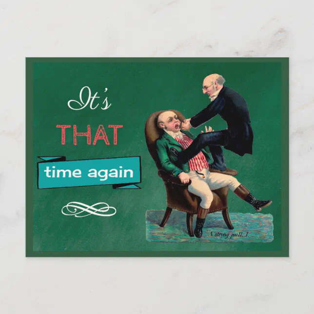 Funny Dental Check-up Appointment Reminder Card | Zazzle