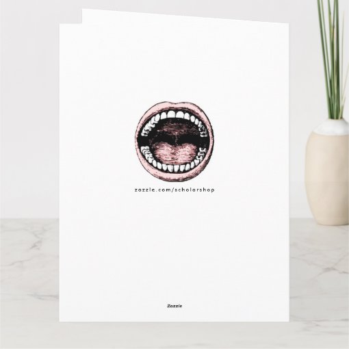 Funny Dental School Graduation Card | Zazzle