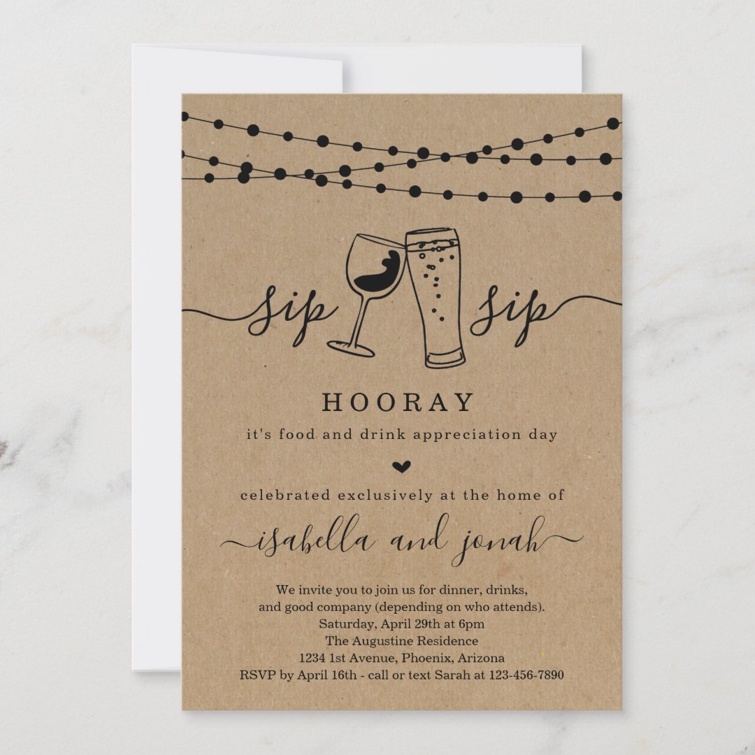 Funny Dinner Party Invitation | Zazzle