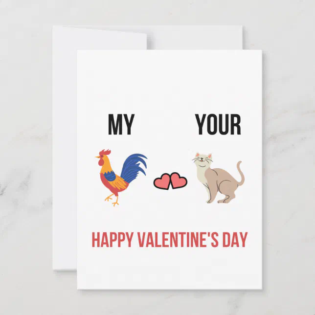 Funny Dirty Naughty Valentines Card for her | Zazzle