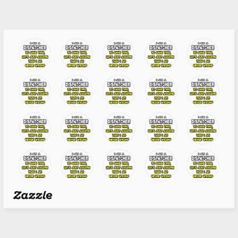 Funny Dispatcher T-Shirts and Gifts Classic Round Sticker | Zazzle