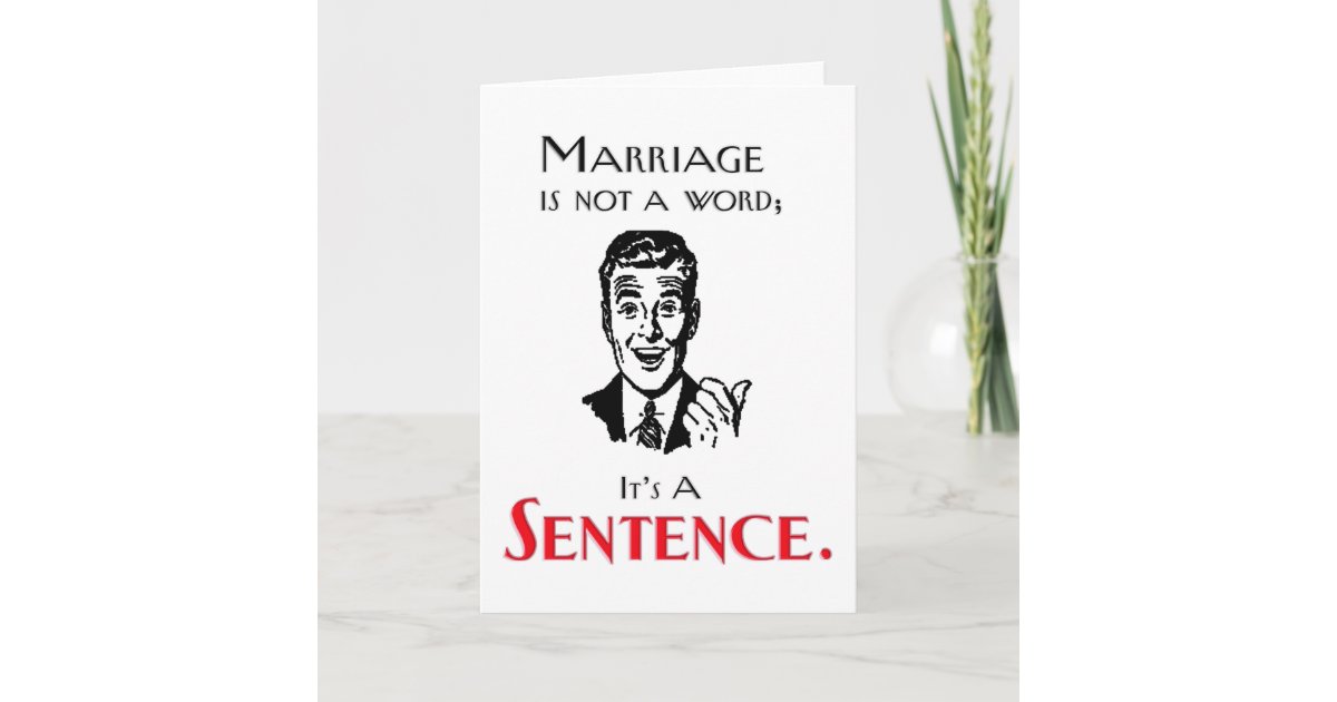 Funny Divorce Joke Greeting Card | Zazzle