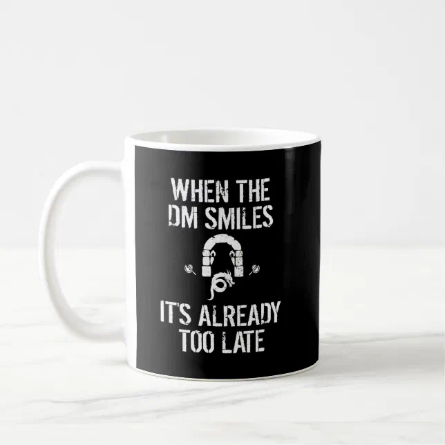 Funny DM Fantasy RPG Gaming & Gamer Coffee Mug | Zazzle