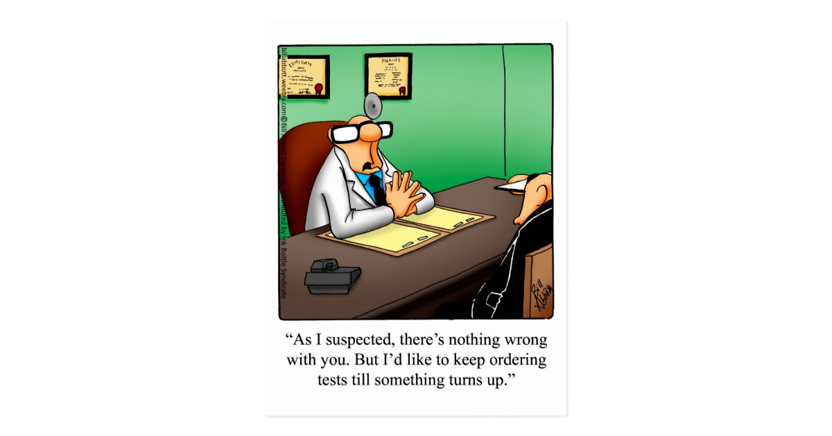 Funny Doctor Humor Postcard | Zazzle.com