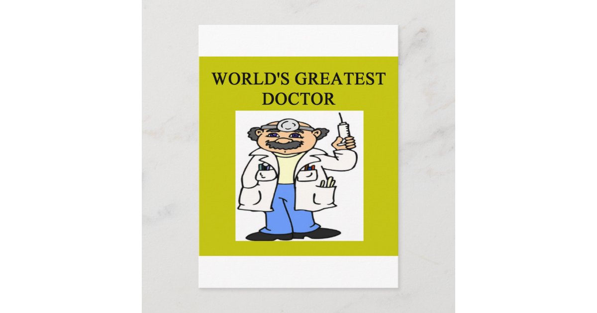 Funny doctor joke! postcard | Zazzle