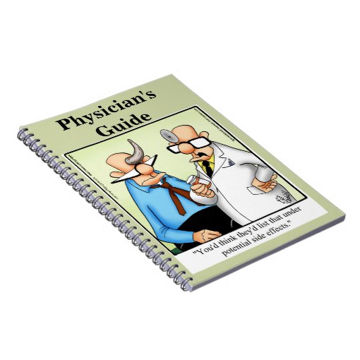 Funny Doctor's Humor Notebook | Zazzle