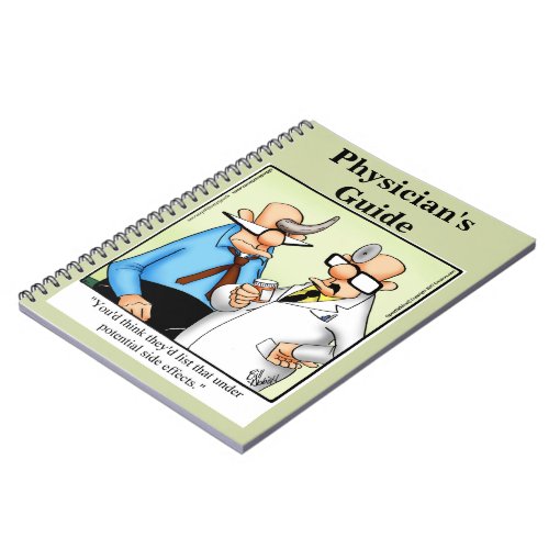 Funny Doctor's Humor Notebook | Zazzle
