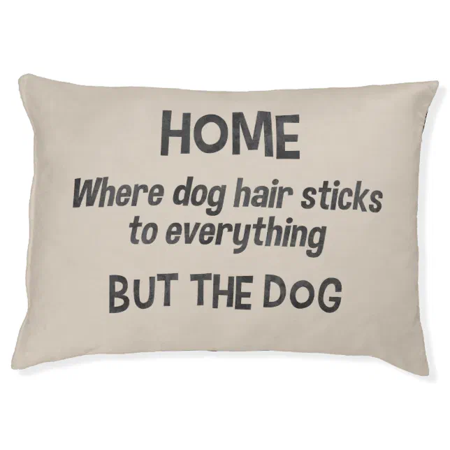 Funny dog bed Cute pet bed Choose background color | Zazzle