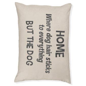 Funny dog bed Cute pet bed Choose background color | Zazzle