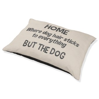 Funny dog bed Cute pet bed Choose background color | Zazzle