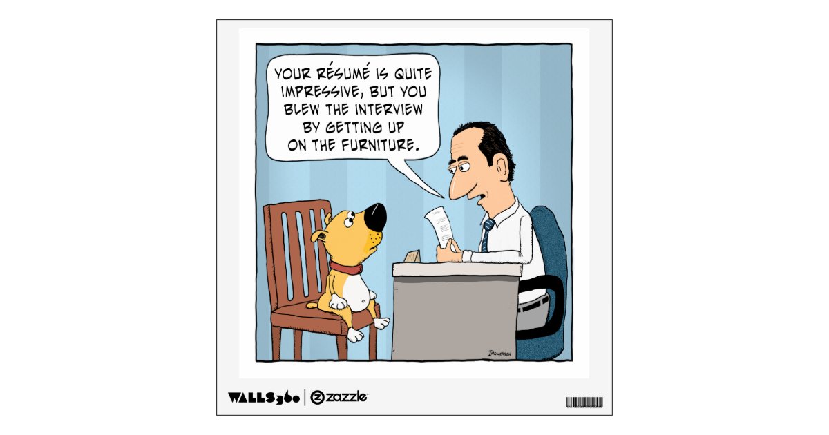bad interview cartoon