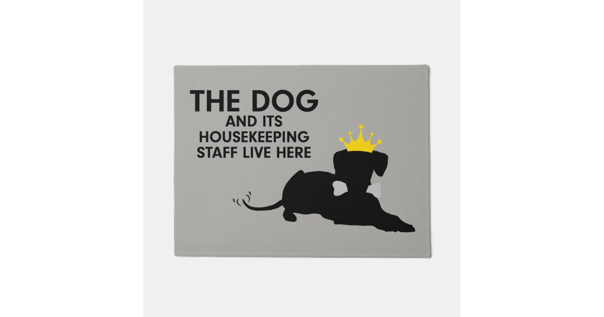 Funny Dog Doormat | Zazzle