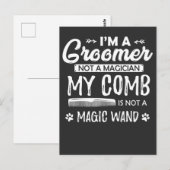 Funny Dog Grooming Quote Humorous Puppy Groomer Postcard | Zazzle