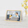 Funny Dog Job Interview Happy Birthday Card | Zazzle