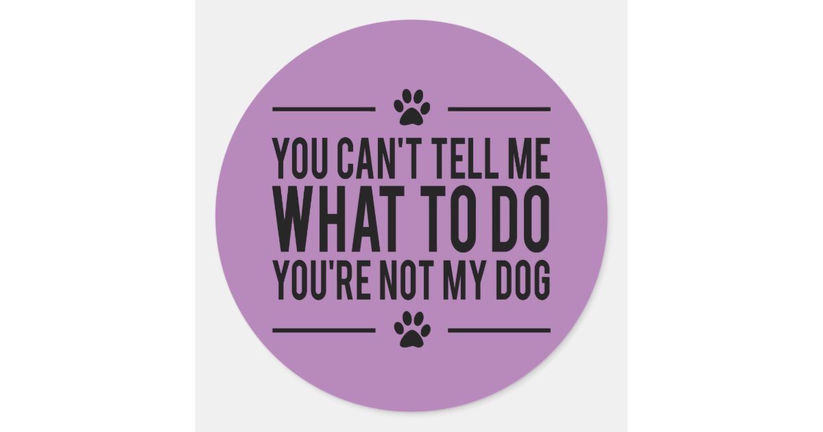 Funny Dog Lover Stickers | Zazzle