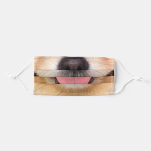Funny Dog Nose Face Mask | Zazzle