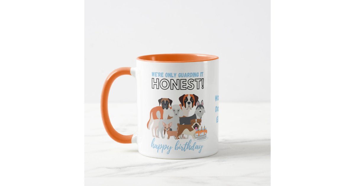 Funny Dog Walker, Trainer, Foster Dog Mom Birthday Mug | Zazzle