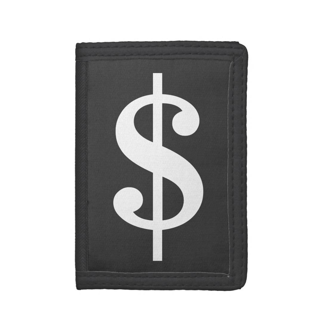 Funny dollar sign money wallets and coin purses | Zazzle