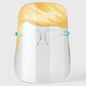 Funny Donald Trump Combover Hair Face Shield | Zazzle