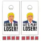 FUNNY DONALD TRUMP CORNHOLE SET | Zazzle