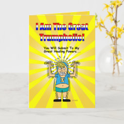 Funny Donald Trump Get Well Card | Zazzle