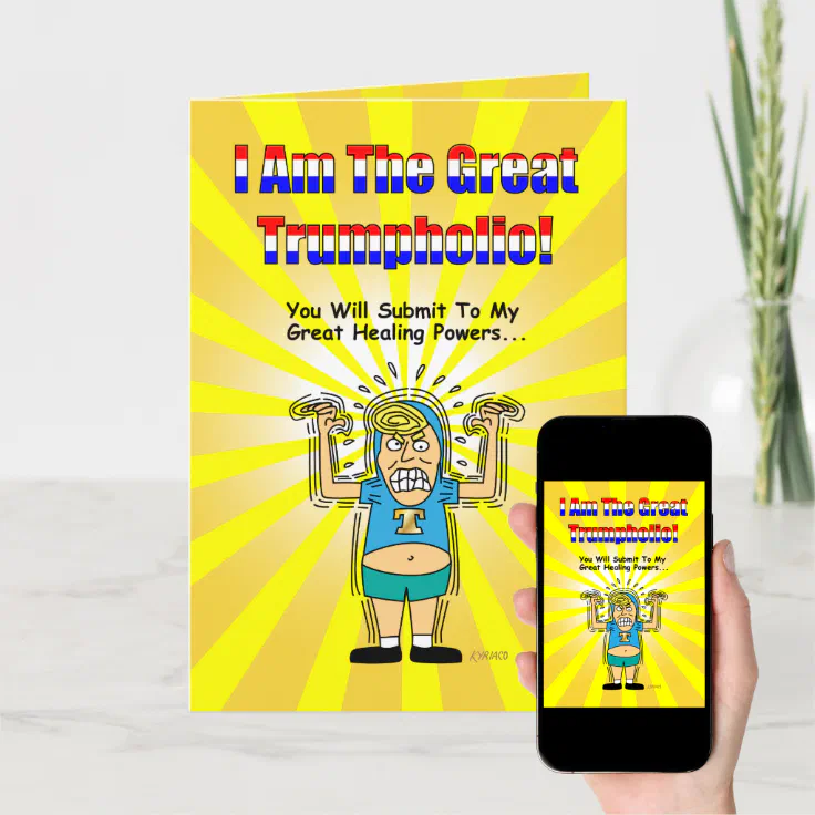 Funny Donald Trump Get Well Card #3 | Zazzle