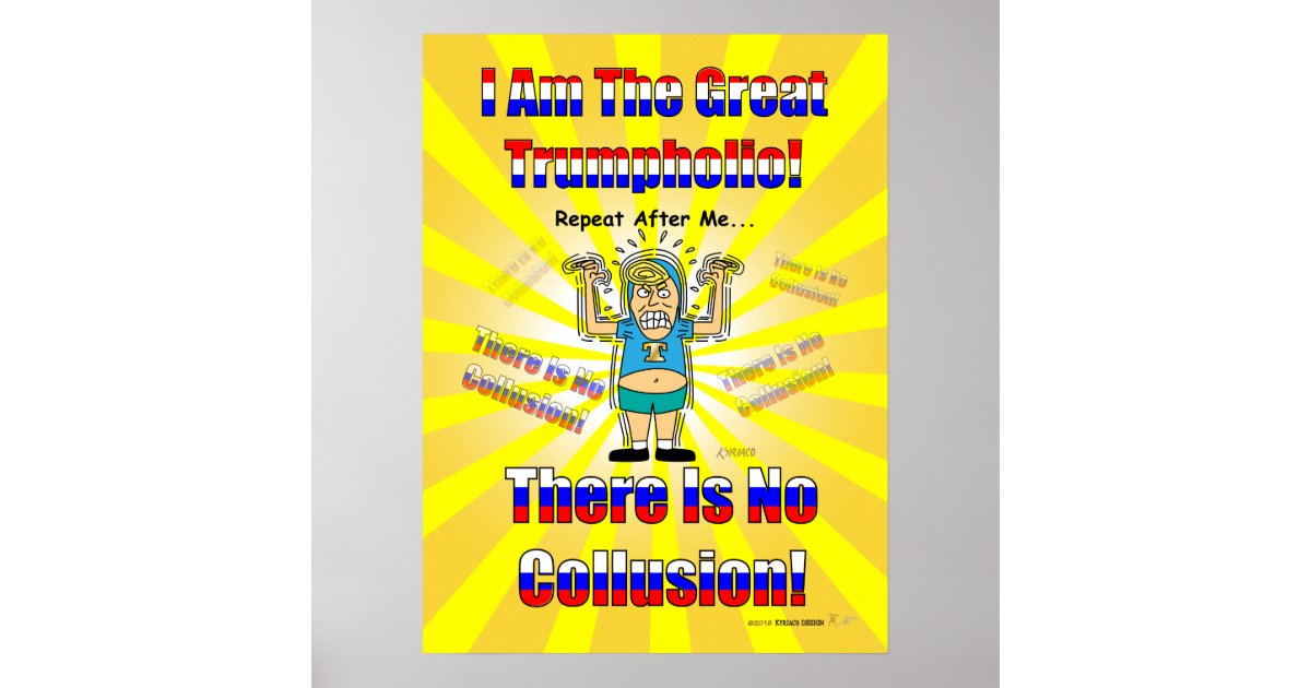 Funny Donald Trump The Great Trumpholio Poster | Zazzle