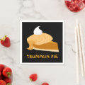 Funny Donald Trump Trumpkin Pie Napkins | Zazzle