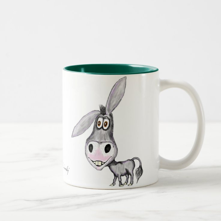 Funny donkey mug design | Zazzle