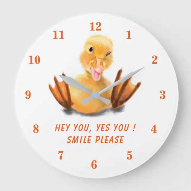 Funny Duck Clock | Zazzle