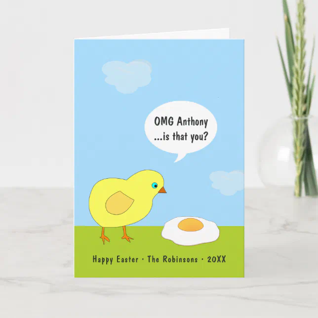 Funny Easter Greeting Card | Zazzle