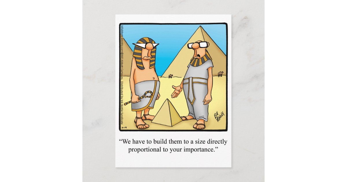 Funny Egyptian Humor Postcard | Zazzle